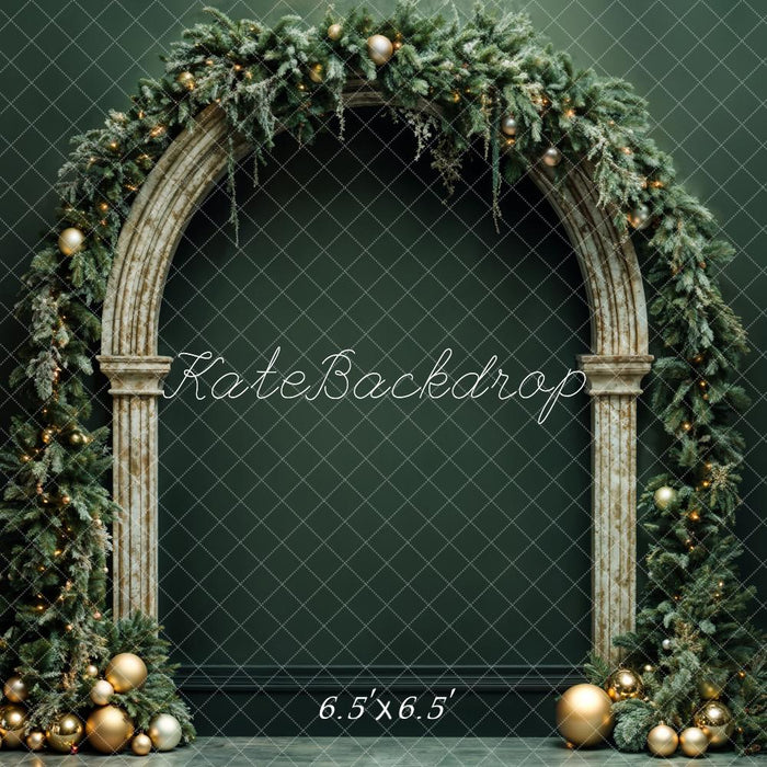Elegant Festive Arch Greenery Backdrop
