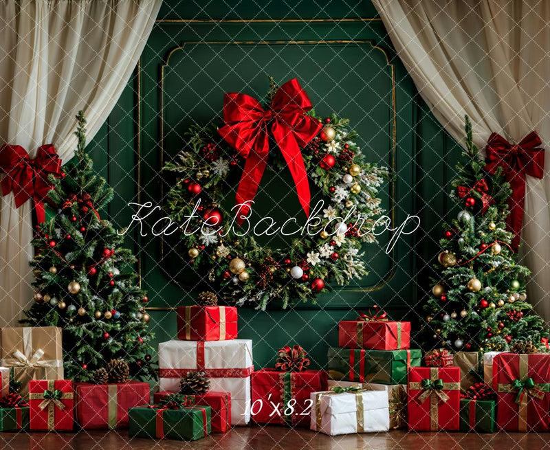 Festive Elegant Christmas Holiday Backdrop