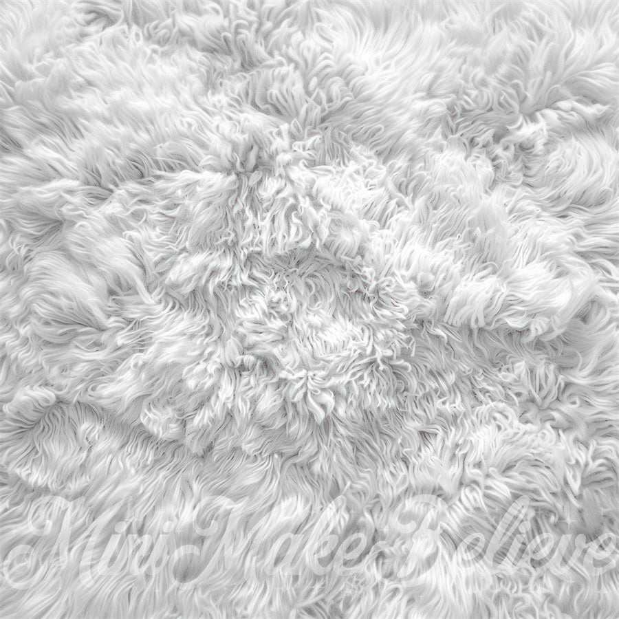 Kate White Shag Rug Floor Designed by Mini MakeBelieve