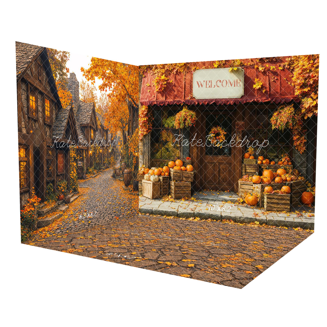 Kate Fall Village Street Maple Tree Room Set