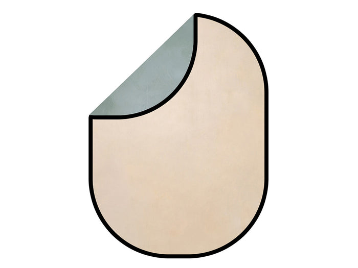 Kate Abstract Beige/Gray mixed Green Collapsible Backdrop Photography
