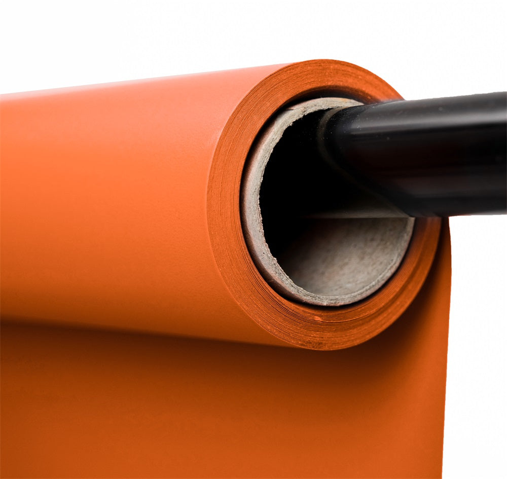 RTS Kate Bright Orange Seamless Paper Backdrop for Photography