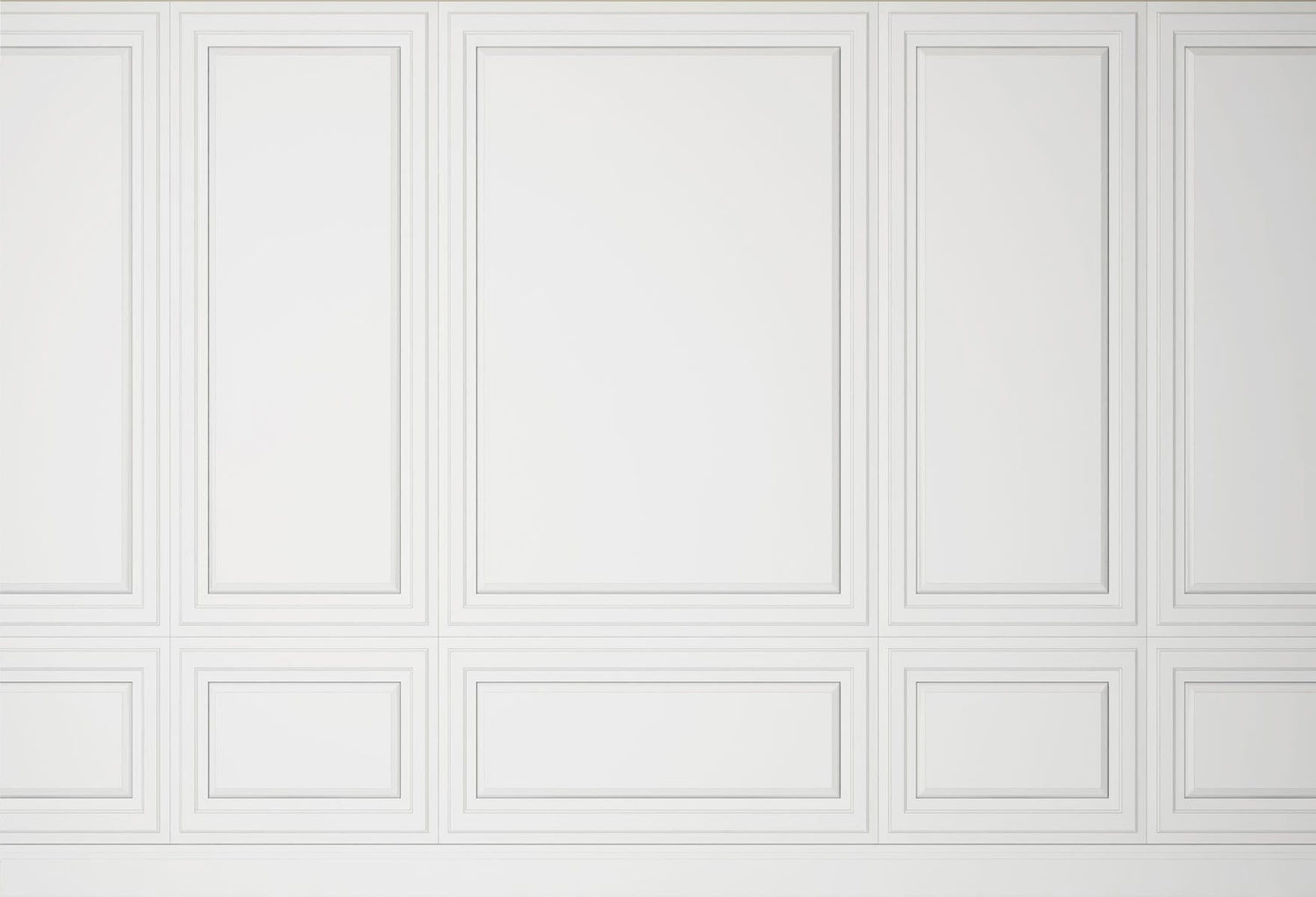 Classic White Elegant Wall Panel Backdrop