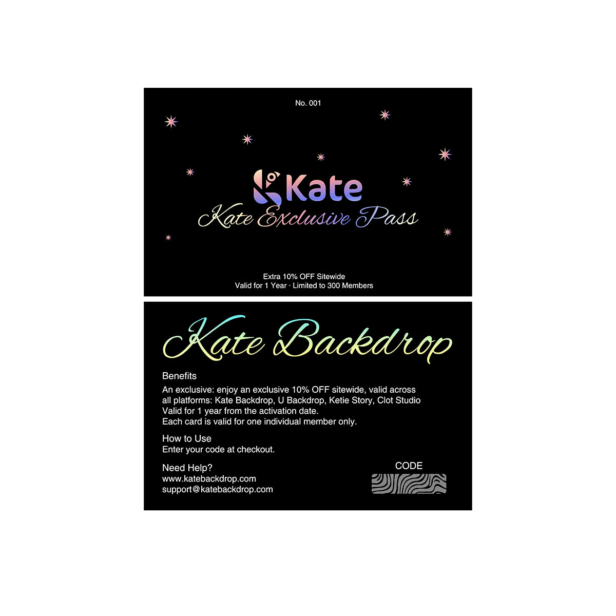 Kate Exclusive Pass