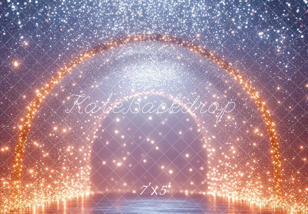 Kate Sparkle Glitter Arch Bokeh Light Backdrop Designed by Mini MakeBe