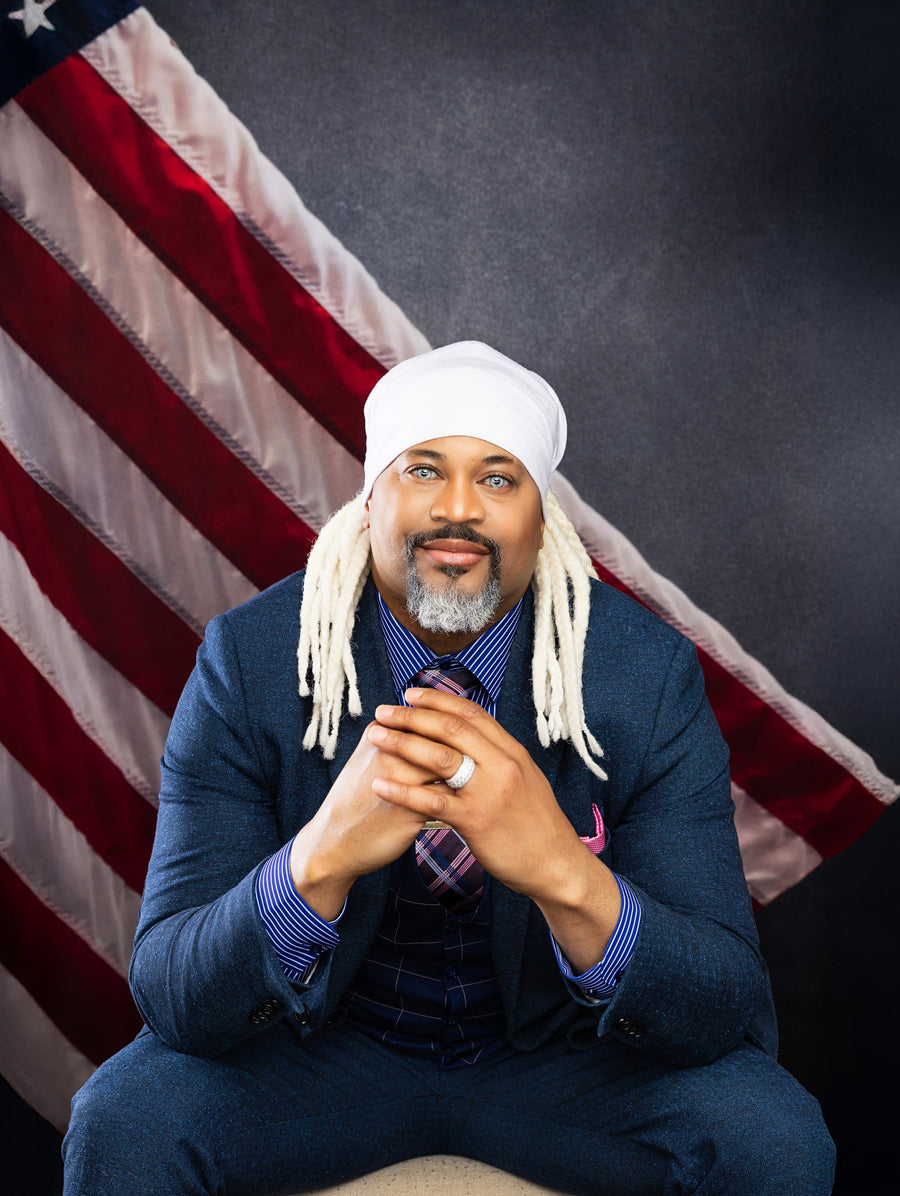 Classic Patriotic American Flag Backdrop