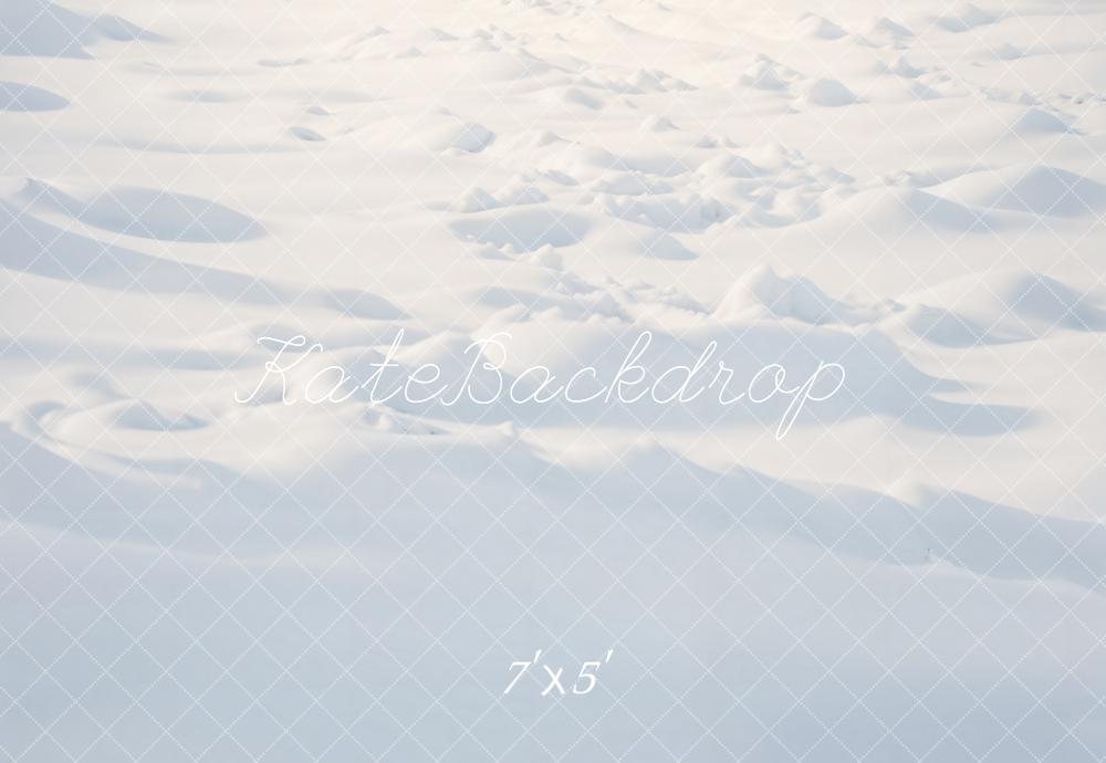 Soft Winter Snow Drift Photography Backdrop