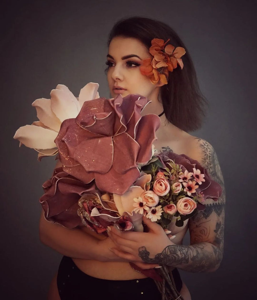 Earthy Vintage Texture Portrait Backdrop