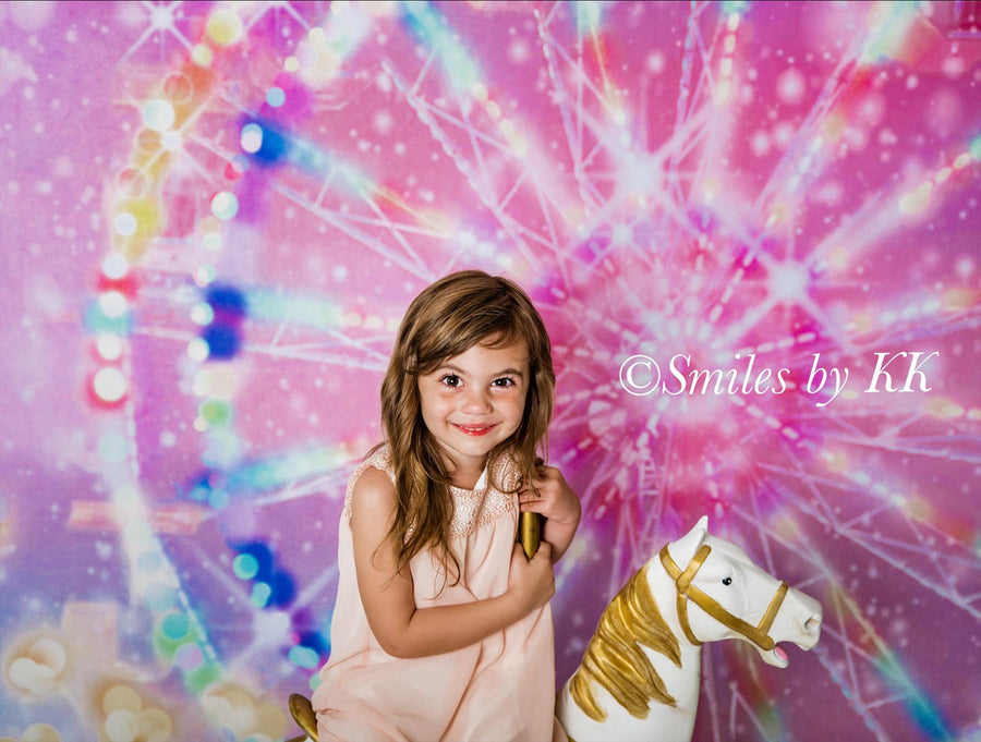 Kate Bokeh Backdrop Fantasy Ferris Wheel for Photography