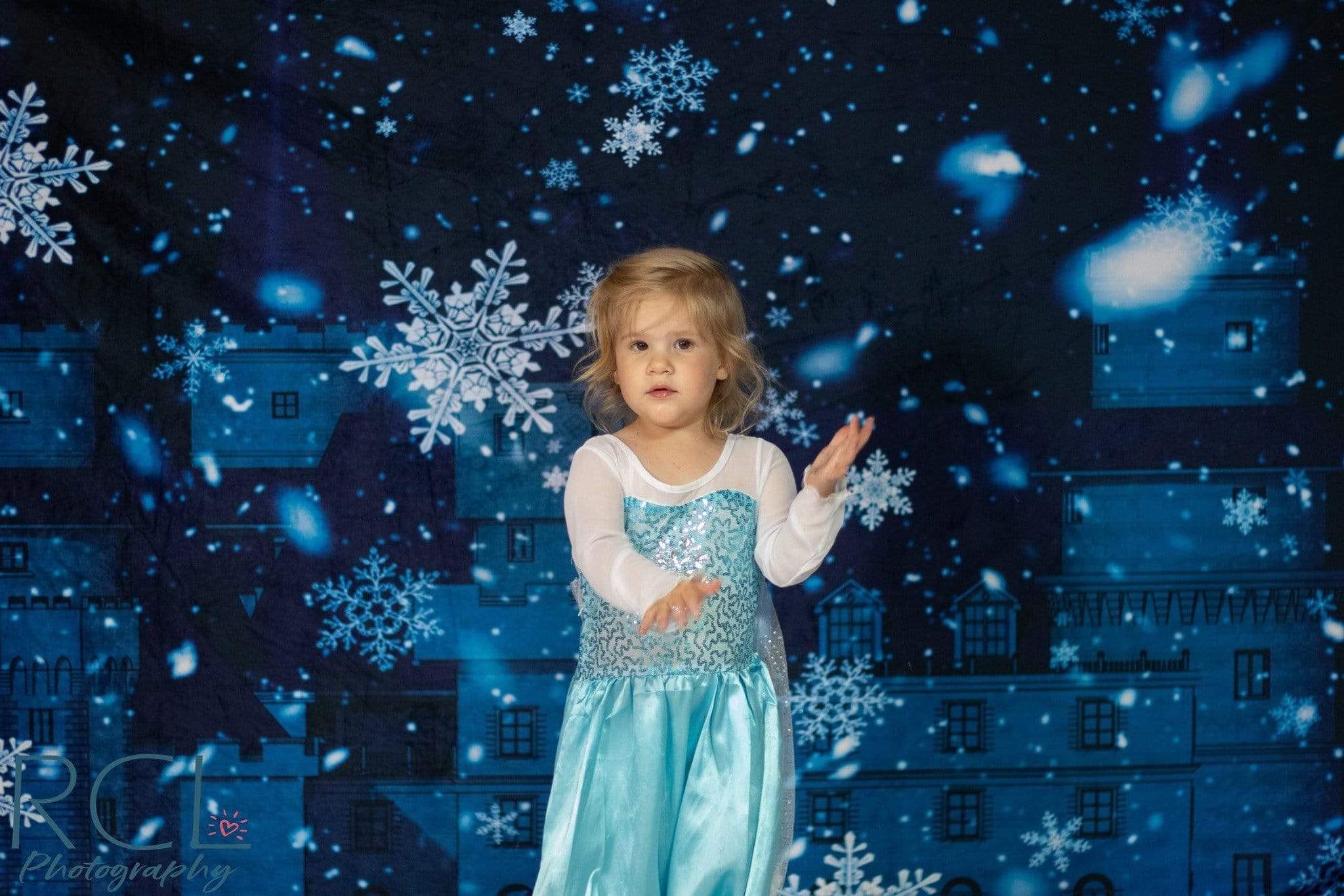 Kate Winter Castle Backdrop for Photography Designed by JFCC