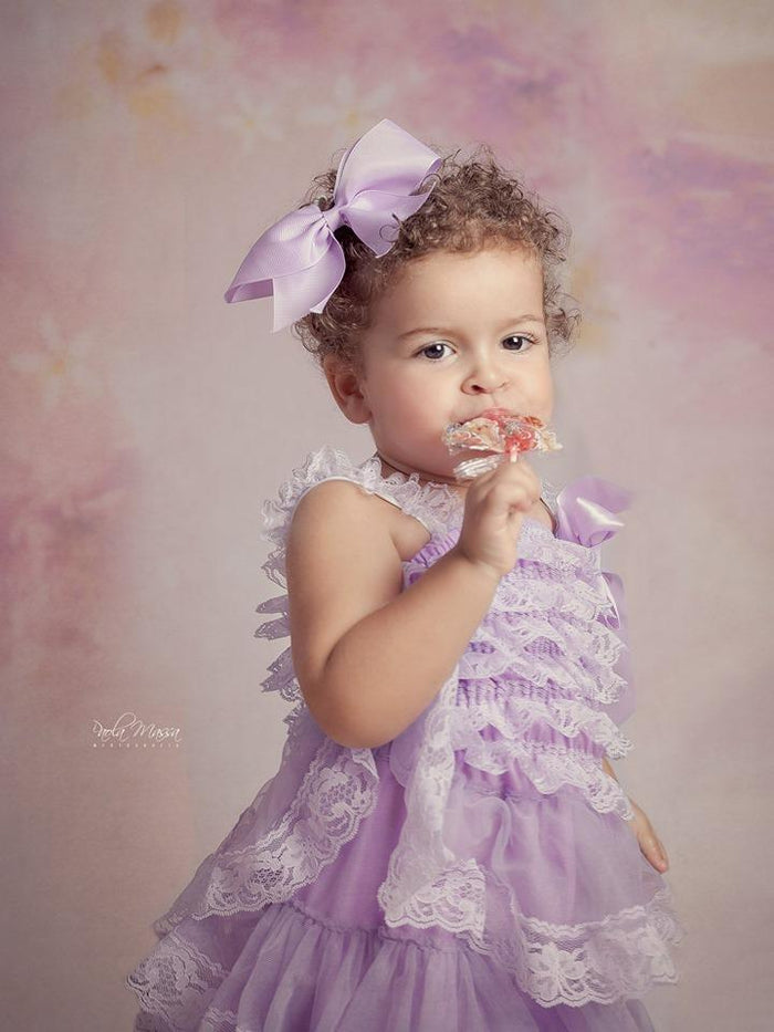 Soft Pink Floral Watercolor Backdrop