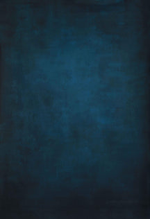 Deep Ocean Blue Textured Portrait Backdrop