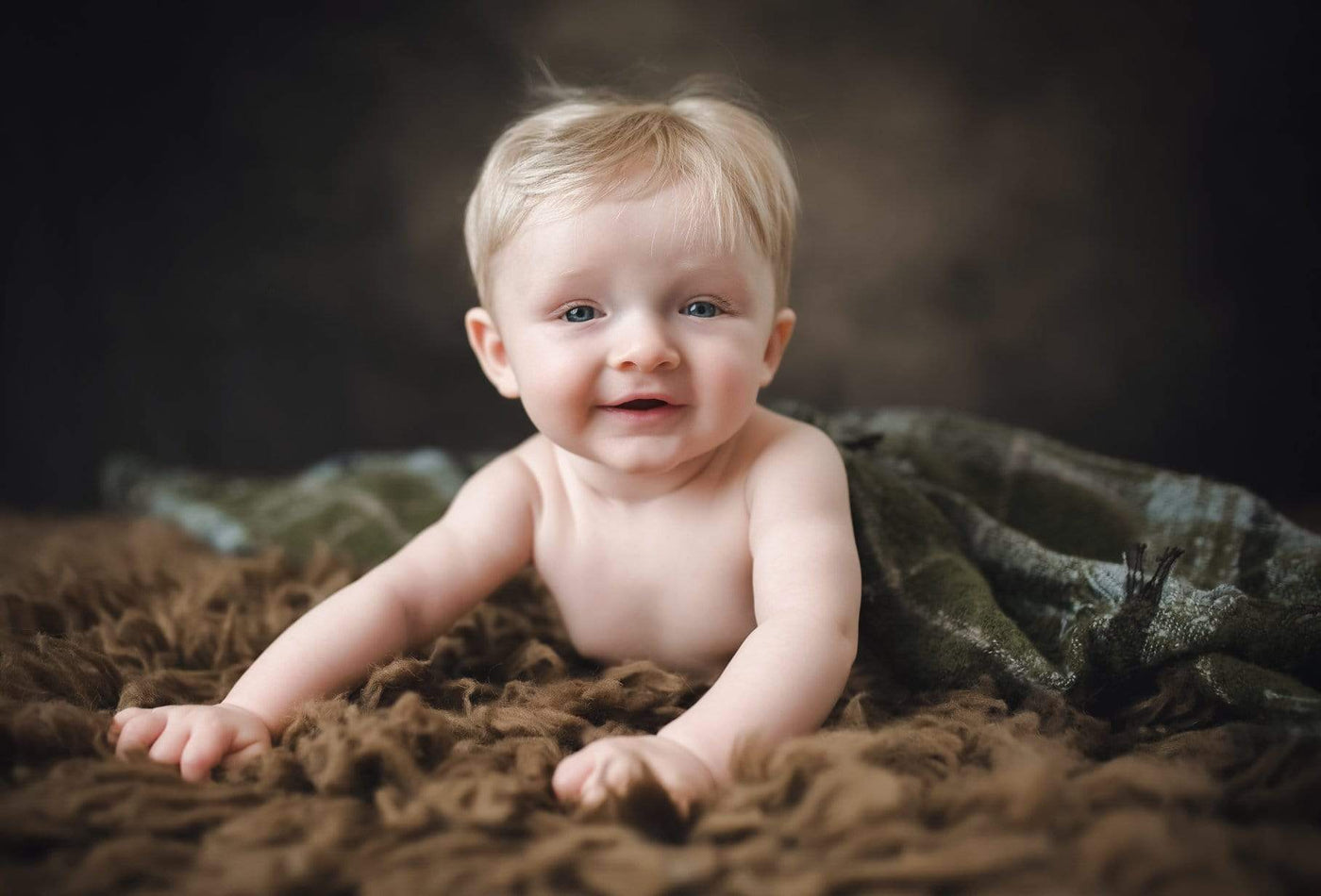 Kate Deep Green and Brown Texture Abstract Background Photos Backdrop