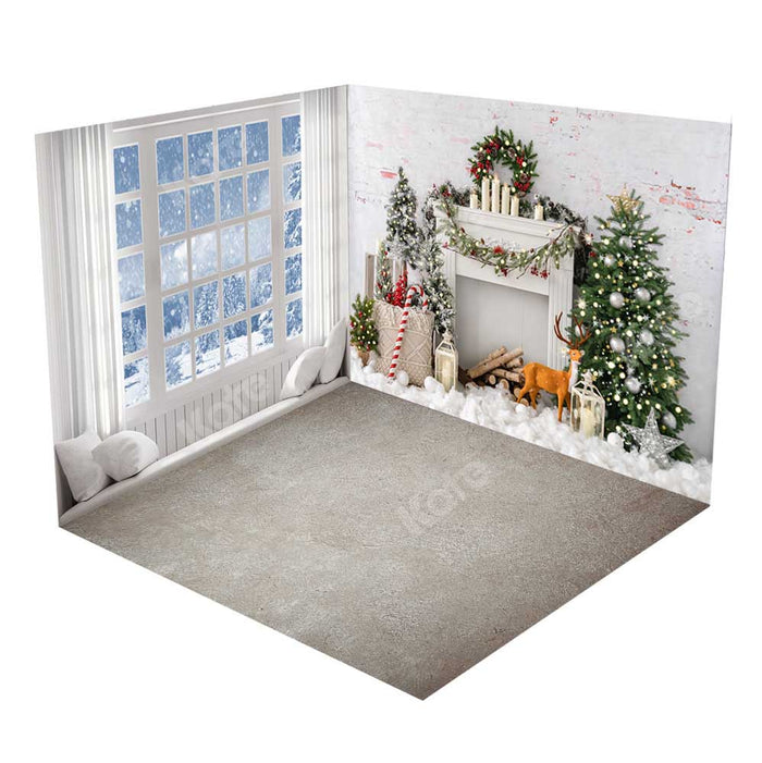 Kate Christmas Snow Room Set(8ftx8ft&10ftx8ft&8ftx10ft)