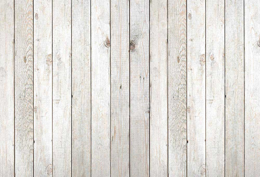 Rustic Whitewashed Wood Plank Backdrop