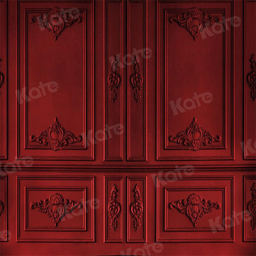Kate Retro Vintage Dark Red Wall Backdrop for Photography
