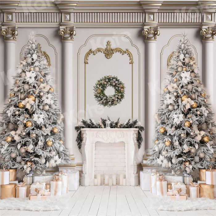 Elegant Winter Holiday Classic Backdrop