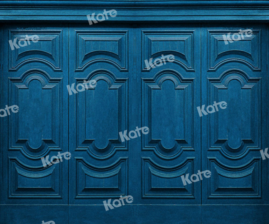 Elegant Deep Blue Vintage Panel Backdrop