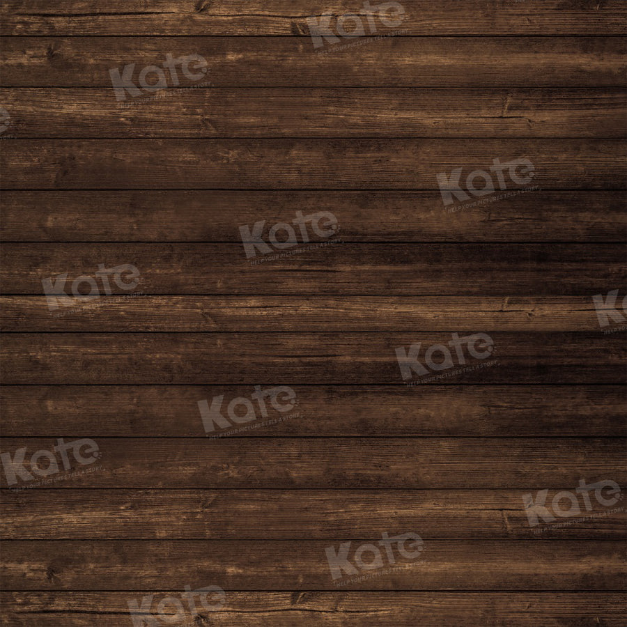Rustic Dark Wooden Plank Backdrop