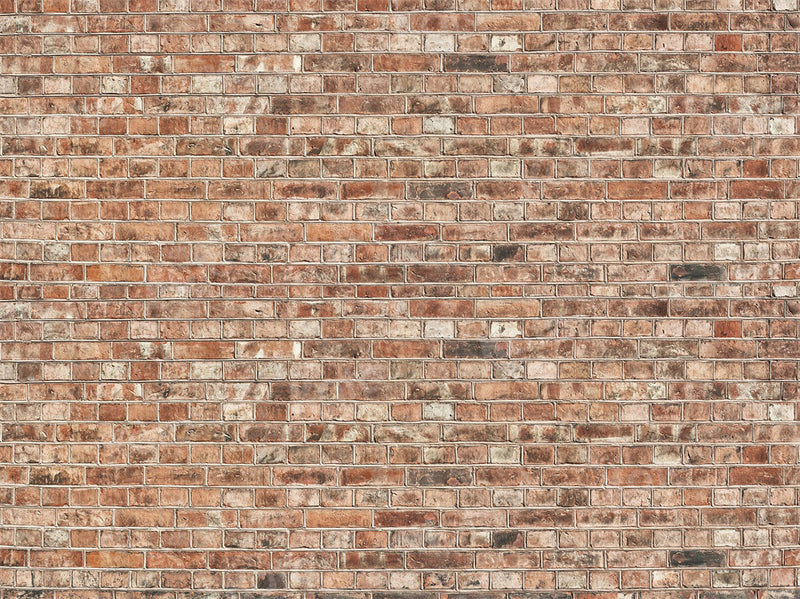Rustic Vintage Red Brick Wall Backdrop