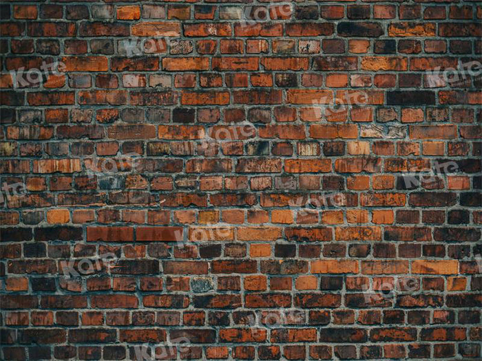 Rustic Vintage Red Brick Wall Backdrop