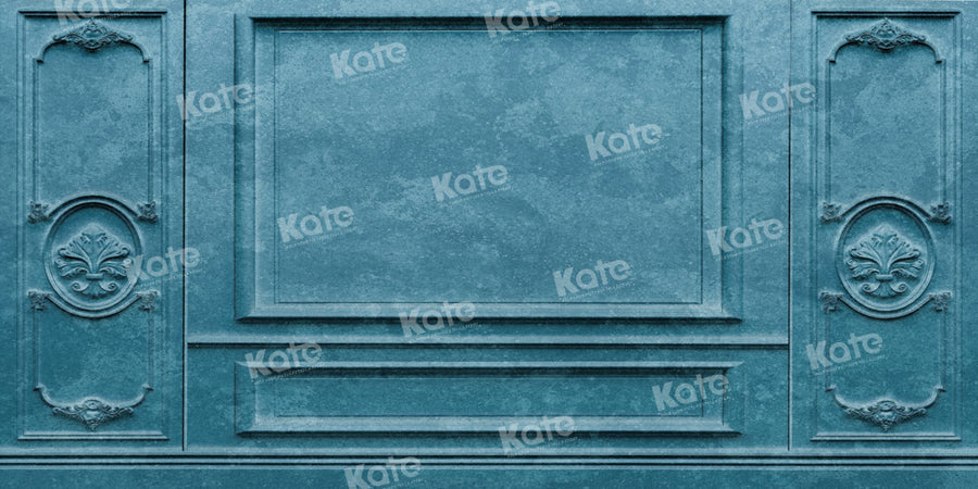 Elegant Vintage Blue Wall Panel Backdrop