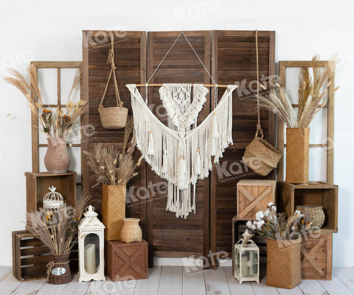 Boho Rustic Macrame Wall Hanging Backdrop
