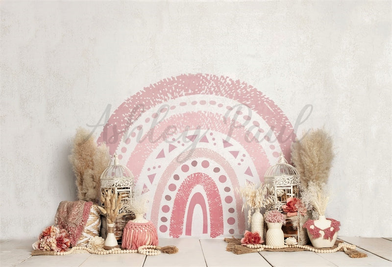 Kate Rainbow Boho Backdrop Designed by Ashley Paul