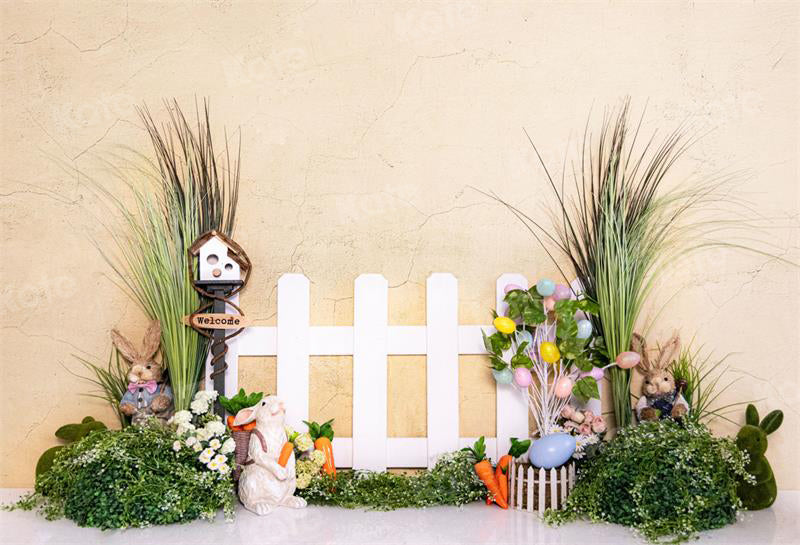 Kate Easter Garden Fence Backdrop for Photography