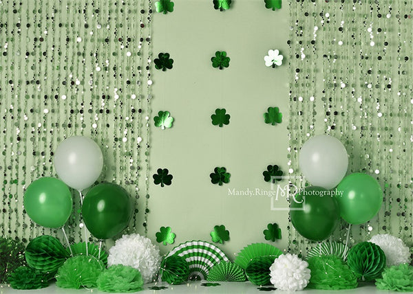 St. Patrick's Backdrops: Shamrock, Green & Irish Themes