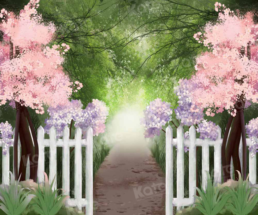 Enchanted Garden Pathway Backdrop