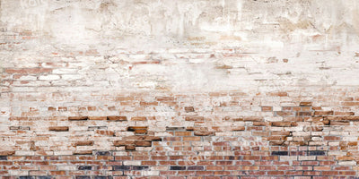Rustic Vintage Distressed Brick Wall Backdrop