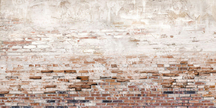 Rustic Vintage Distressed Brick Wall Backdrop