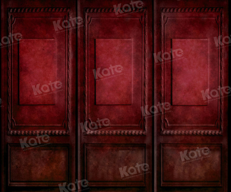 Vintage Deep Red Classic Wall Backdrop