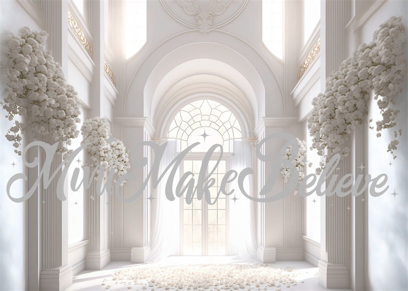 Kate Painted Church Cathedral Wedding Baptism Backdrop for Photography