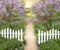 Charming Garden Path Kids Backdrop