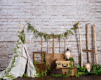 Rustic Vintage Woodland Adventure Backdrop