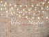 Rustic Brick Wall String Lights Backdrop