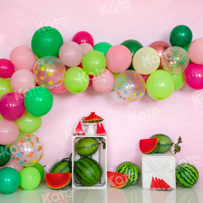 Vibrant Watermelon Summer Balloon Backdrop