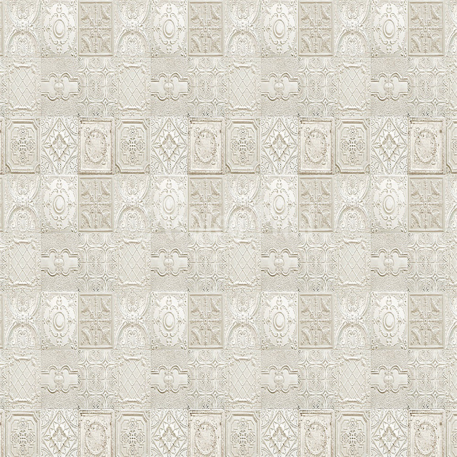Elegant Vintage Embossed Tile Backdrop