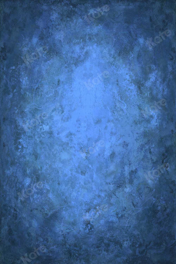 Deep Ocean Dreamy Textured Blue Backdrop