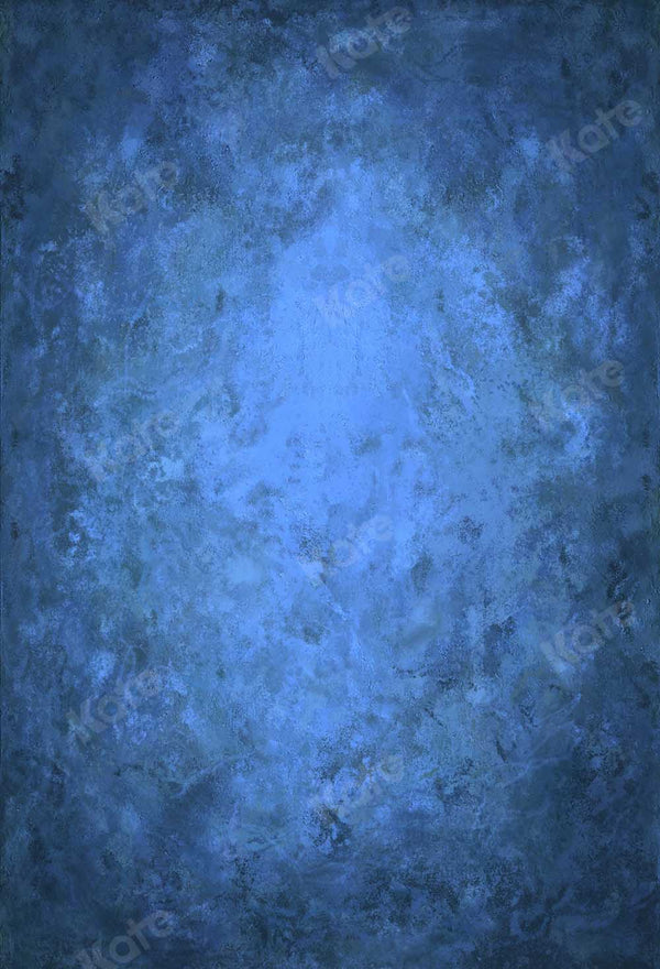 Deep Ocean Dreamy Textured Blue Backdrop