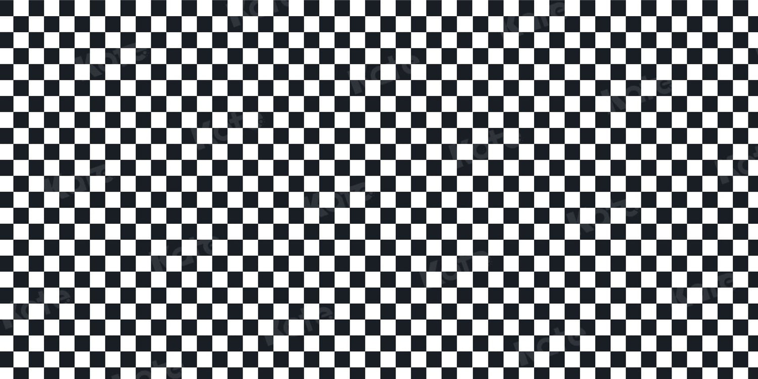 Classic Black and White Checkerboard Backdrop