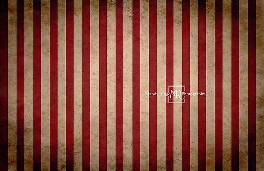 Kate Vintage Circus Stripes Backdrop for Photography