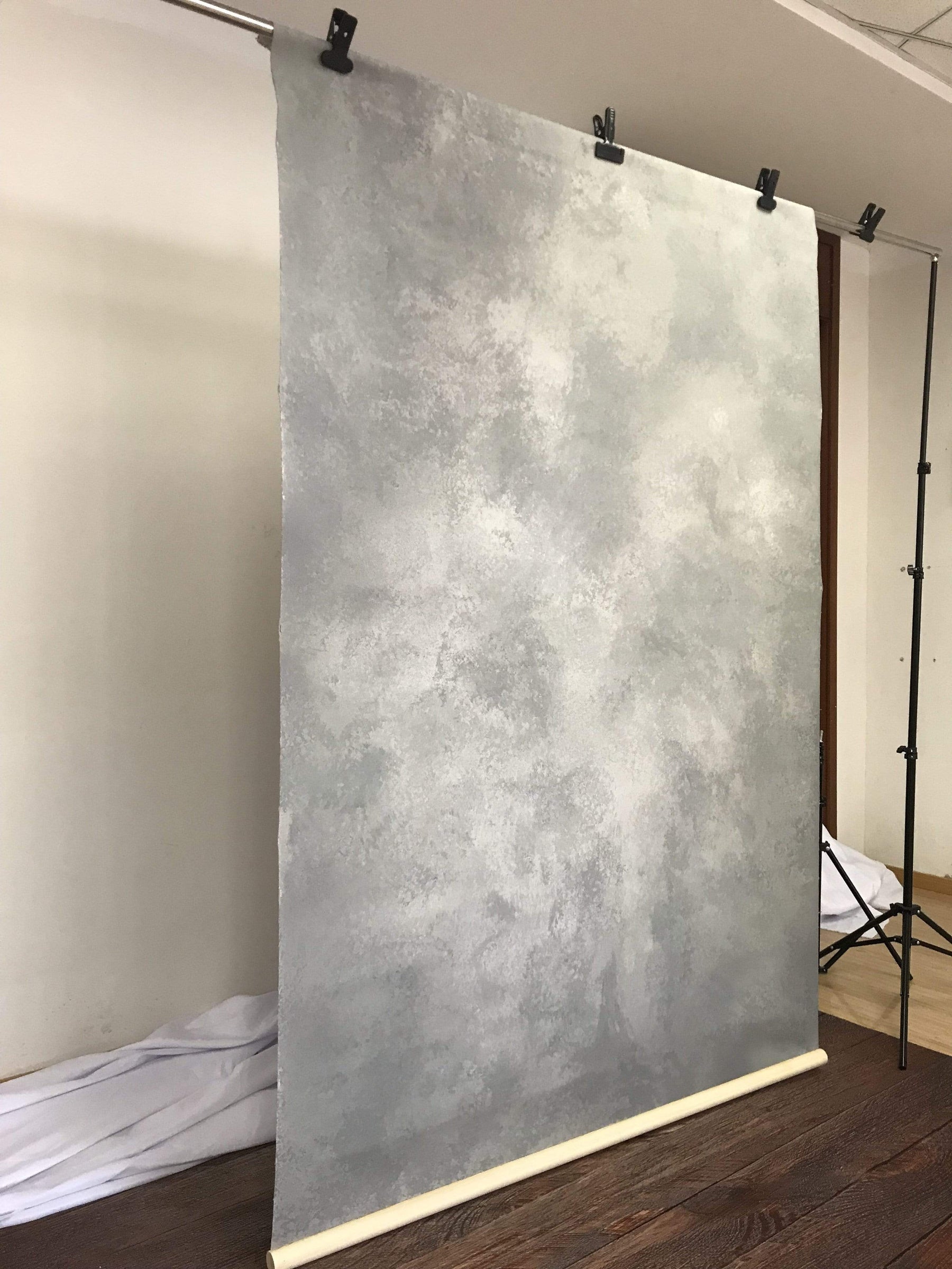 Elegant Grey Textured Photographic Backdrop