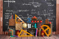 Vintage Classroom Math Chalkboard Backdrop