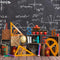Kate Back to School Backdrop Math Blackboard for Photography