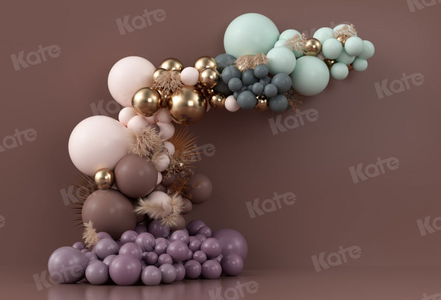 Elegant Pastel Balloon Arch Backdrop