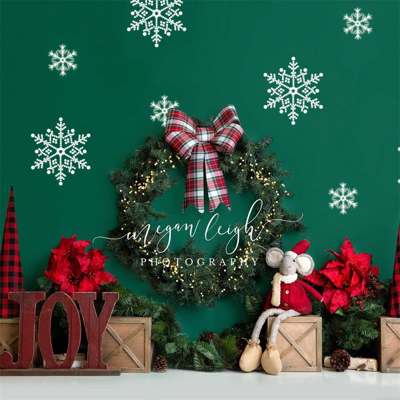 Festive Winter Wonderland Photo Backdrop