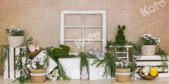 Kate Easter Bunny Eggs Backdrop for Photography